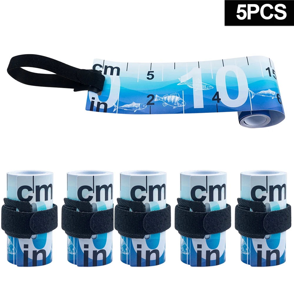 5PCS-90cm-Portable-fishing-measuring-ruler-PVC-fishing-fish-ruler ...