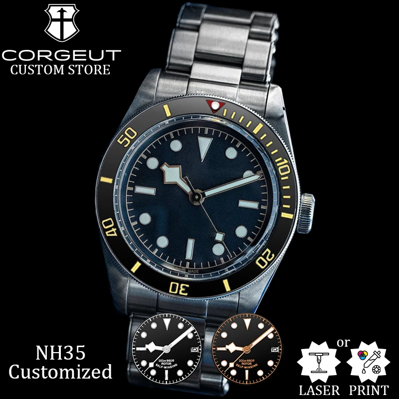 Corgeut-Customized-NH35-Movement-Automatic-Mechanical-Watch-for-Man ...