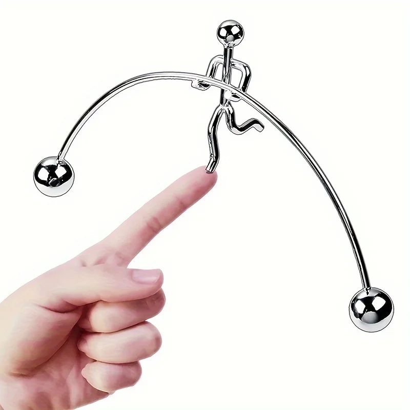 Mini-elevador-de-pesas-de-equilibrio-de-acero-juguete-de-escritorio ...