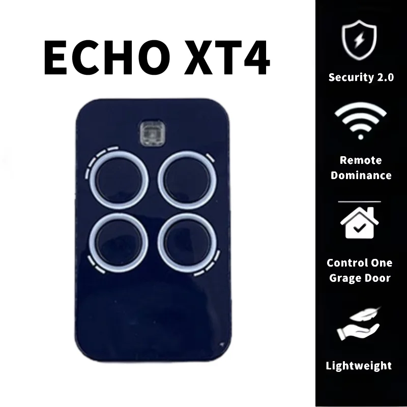 ECHO TX4 RC 433MHz GENIUS Rolling Code Remote Control Garage Door ...