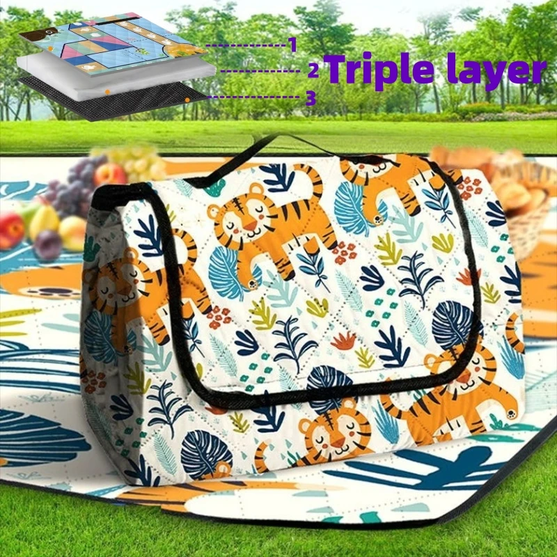 Ultrasonic-Picnic-Mat-Waterproof-Moisture-Proof-Mat-Thickened-Outdoor ...