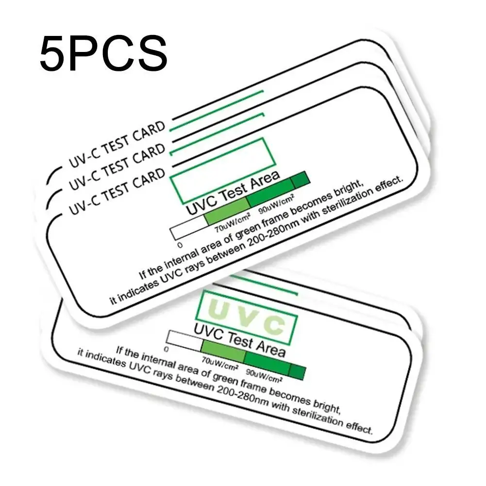 5PCS-lot-Professional-Light-Ultraviolet-Sterilization-UV-Test-Cards-UVA ...