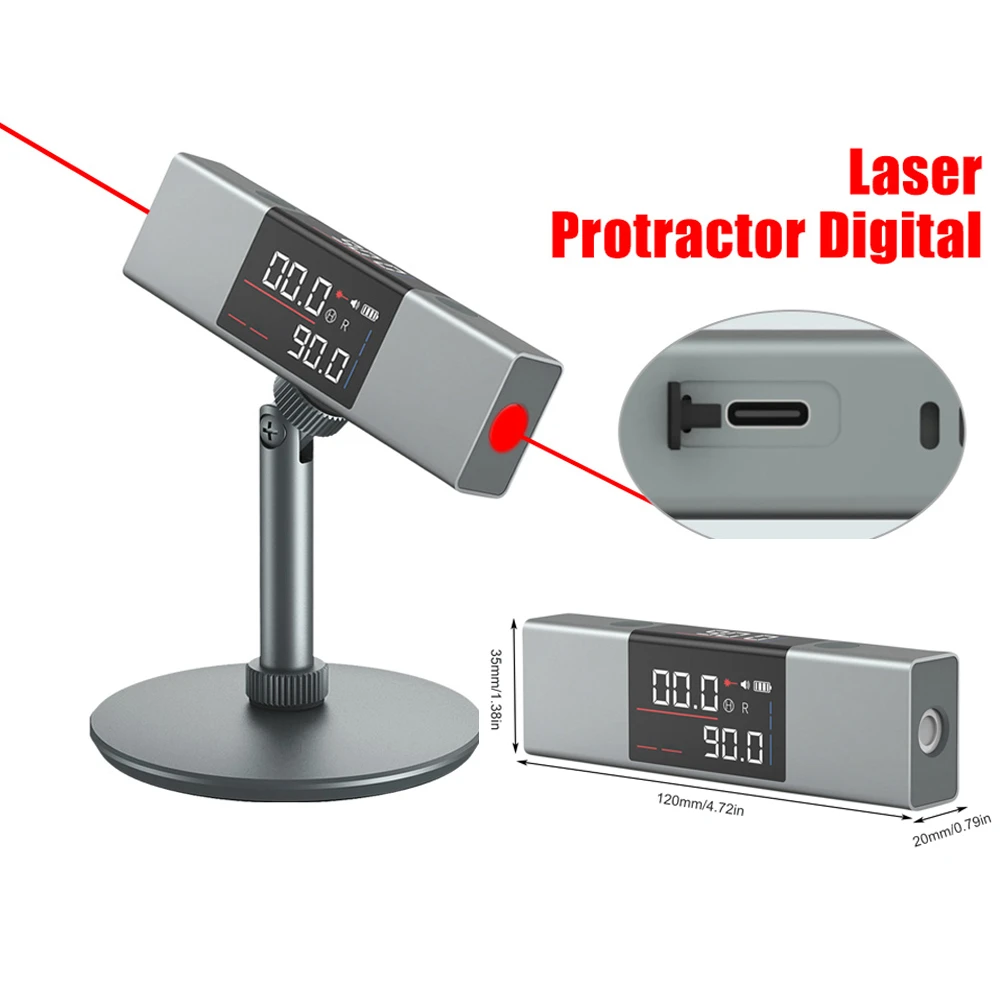 Digital Inclinometer Angle Measure Tools | Digital Level Meter Laser ...