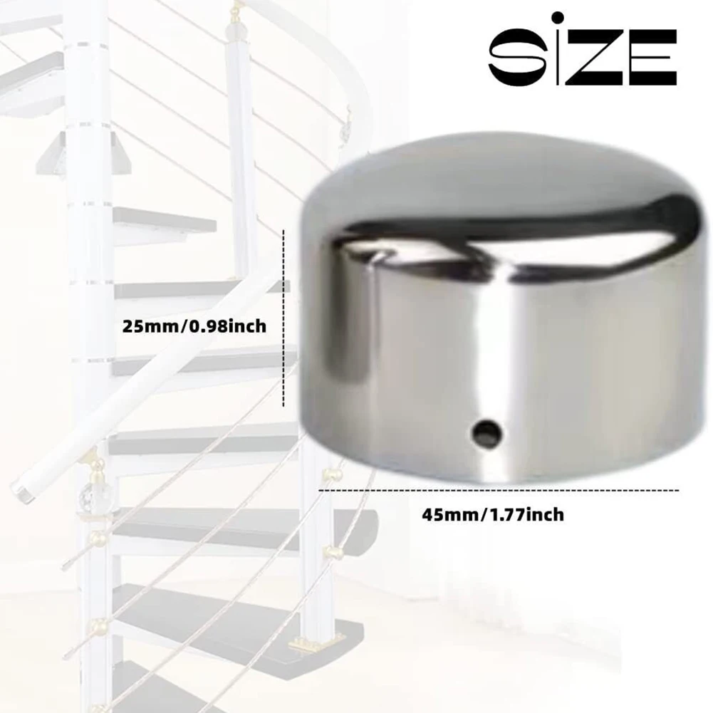 4pcs Staircase Handrails Decorating Plug PVC Armrest Accessories Pipe ...