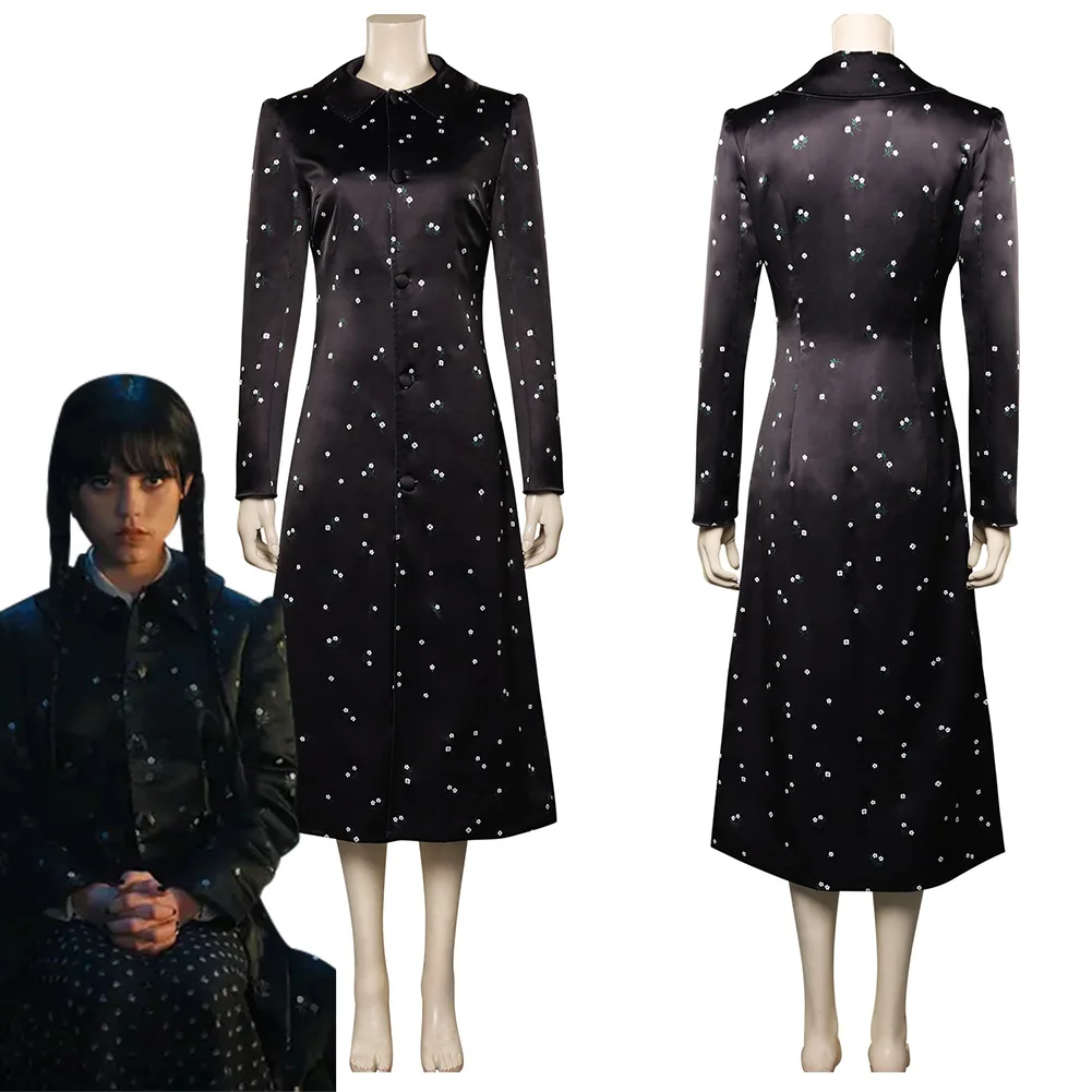 Film Addams Family Addams Wednesday Outfits Cosplay Costume ...