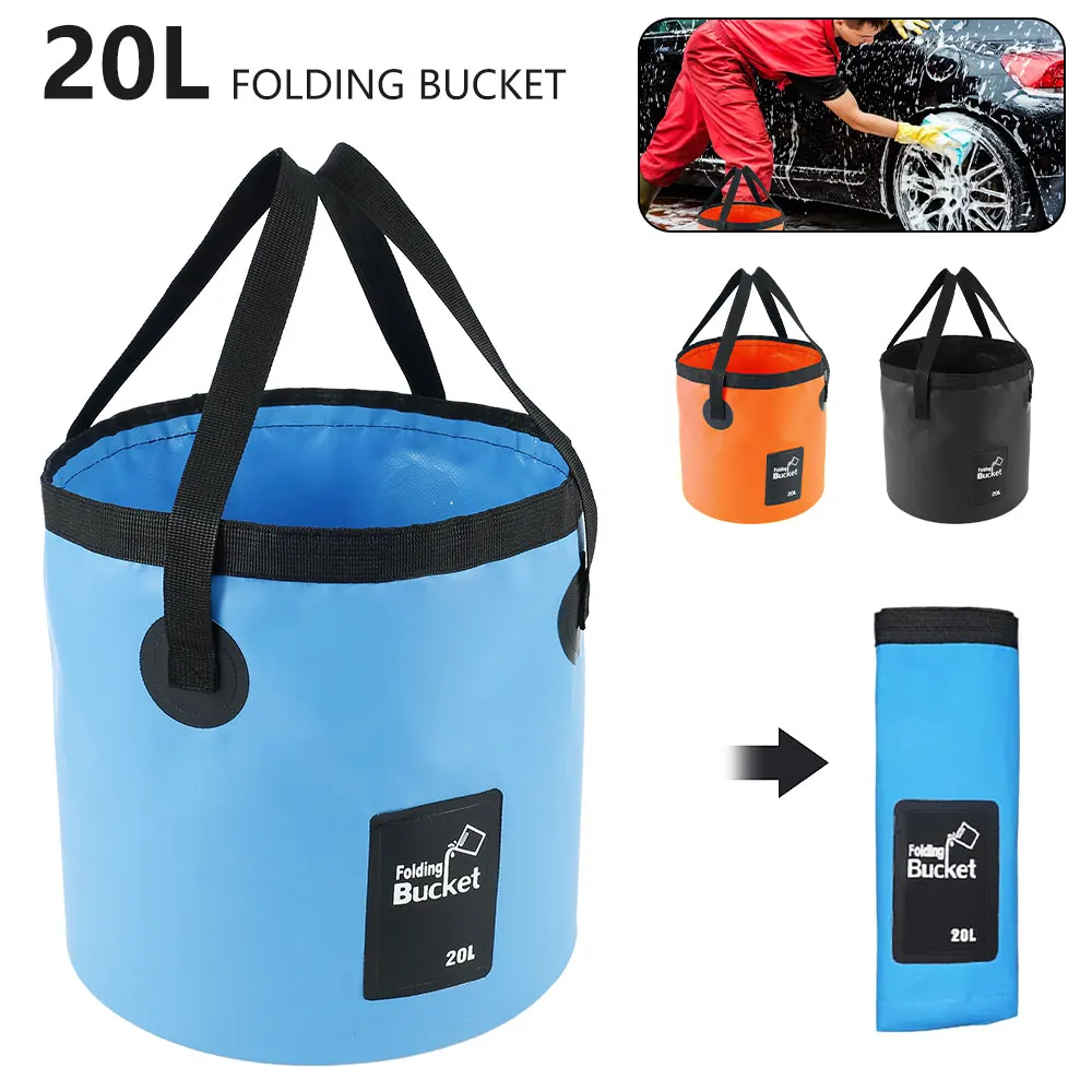 20L-Waterproof-Water-Bags-Folding-Bucket-Portable-Outdoor-Foldable ...