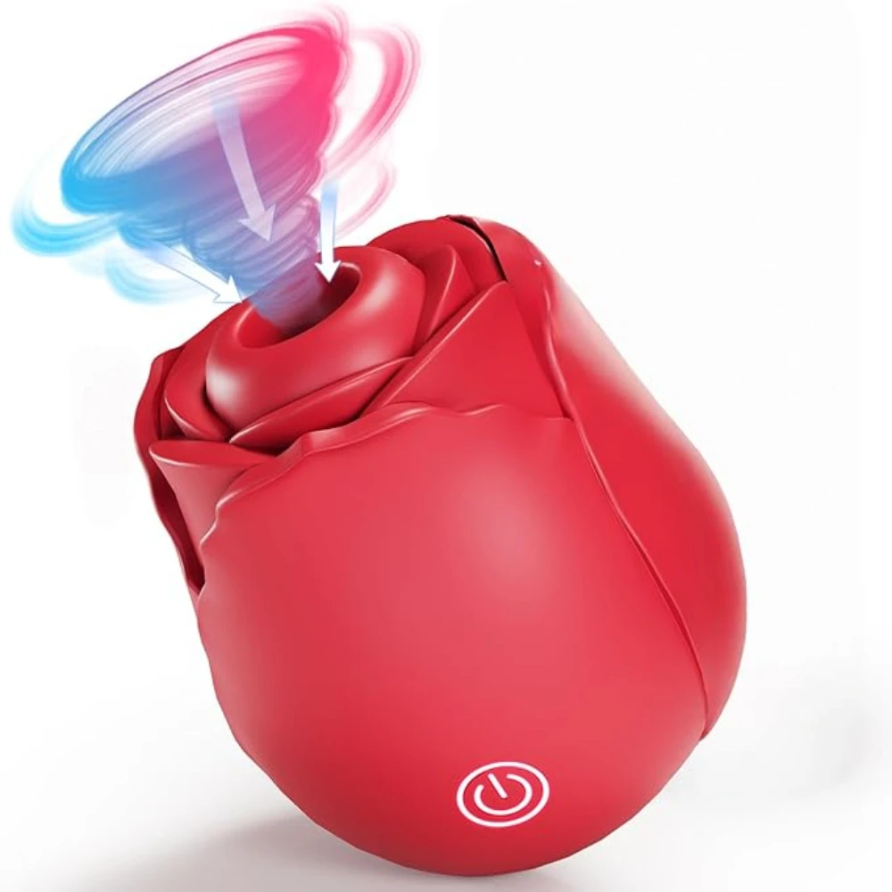 10 Speed Rose Suker Vibrator G-spot Dildo Clitoris Stimulating Sucking ...