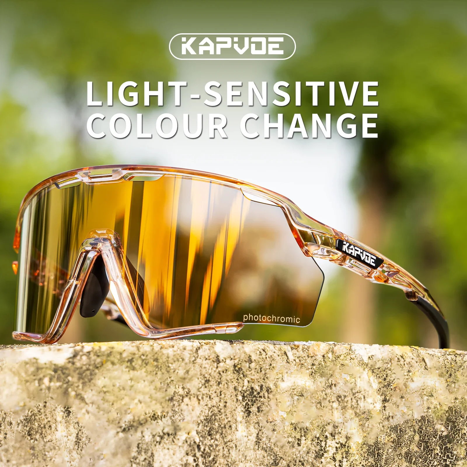 Kapvoe-New-Photochromic-Road-Skating-Safety-Goggle-Kapvoe-Men-Cycling ...