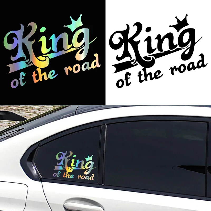 G166 20X15CM king of the road funny car sticker vinyl decal waterproof ...
