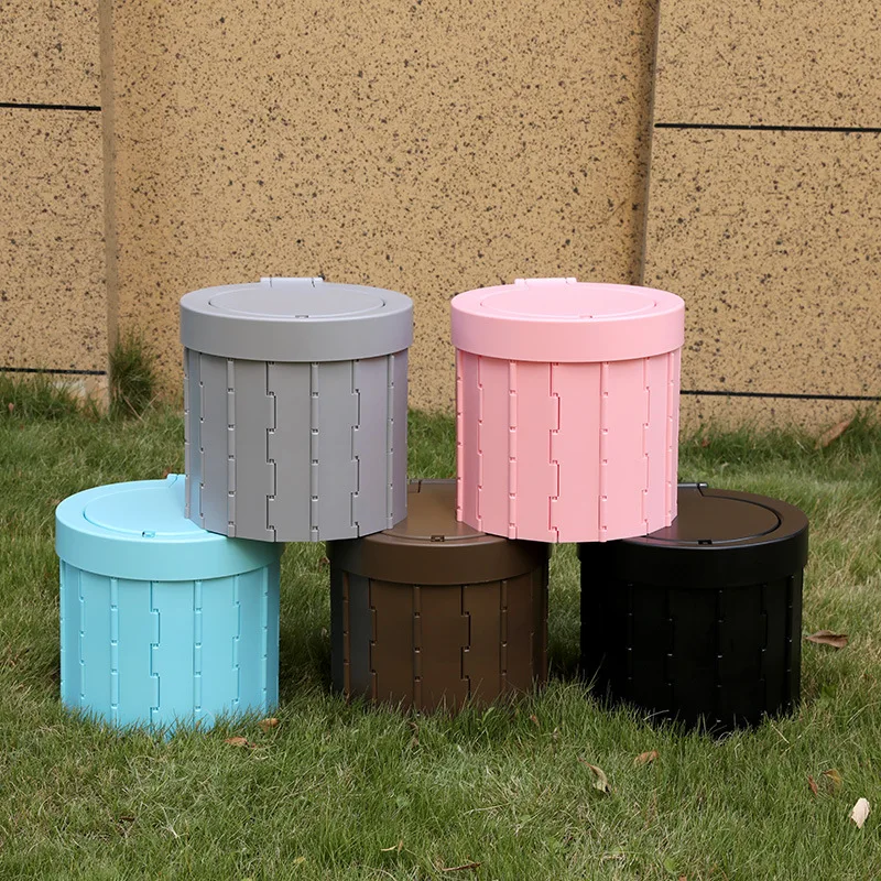 Portable-Toilet-Folding-Commode-Potty-Car-RV-Toilet-Camping-Tent-Toilet ...