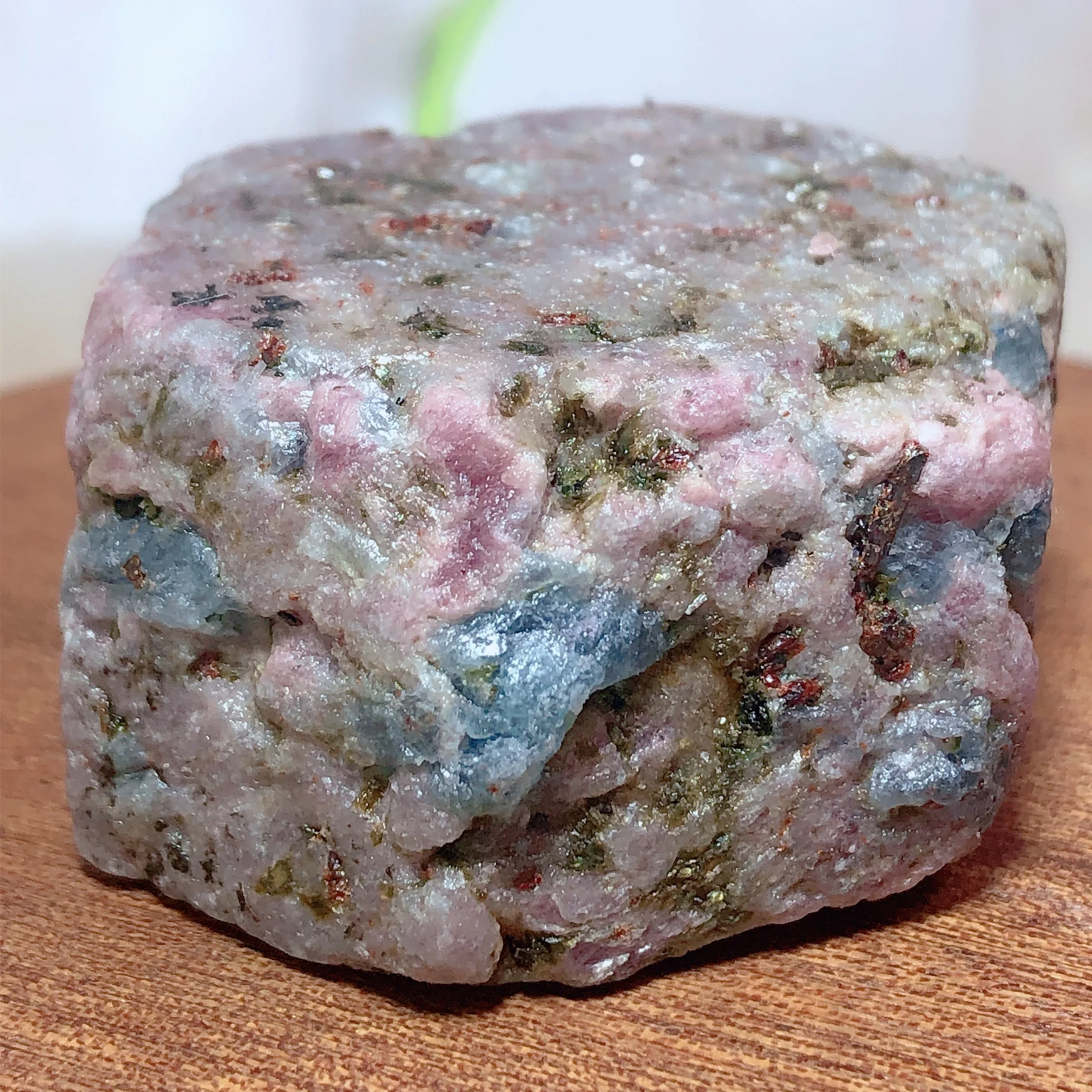 High-Quality-Natural-Crystals-Healing-Specimen-Ruby-With-Aquamarine-Raw ...