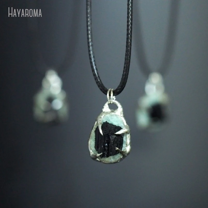 10Pcs-Soldered-Free-Form-Slice-Claw-Handmade-Raw-Ore-Jewelry-Black ...