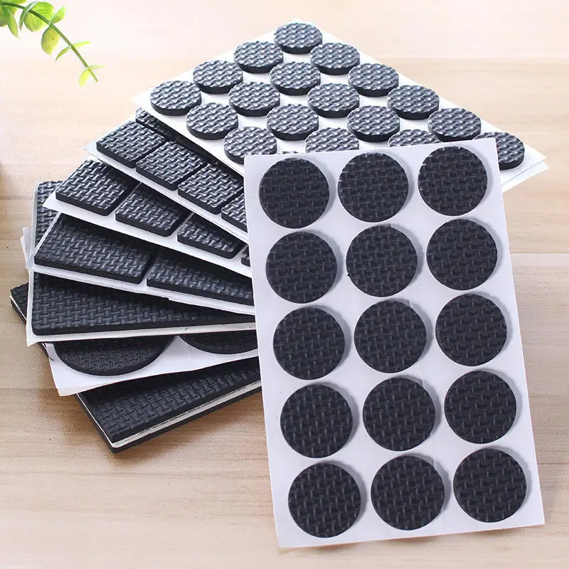 Rubber Pads For Chair Leg Furniture Anti Slip Mat Bumper Damper Self ...