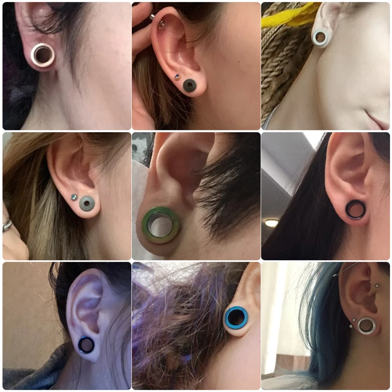 Earrings Gauges Sizes