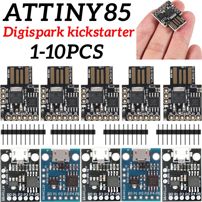 Digispark-Kickstarter-Micro-arduino-iic-i2C-USB-Tiny85-attiny85 ...