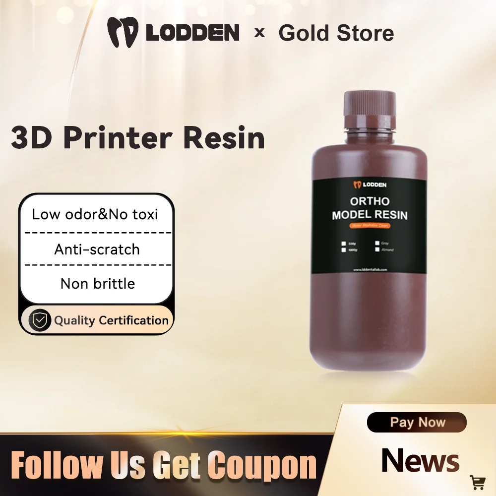 Lodden 3D Printer Resin Liquid 385/405nm High Precision IPA Clean Water ...