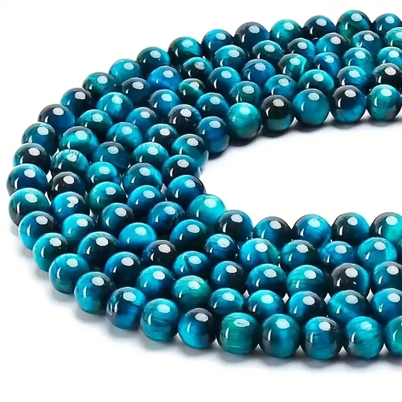 1pcs-Vibrant-Blue-Tiger-Eye-Stone-Beads-DIY-Jewelry-Making-Essentials ...