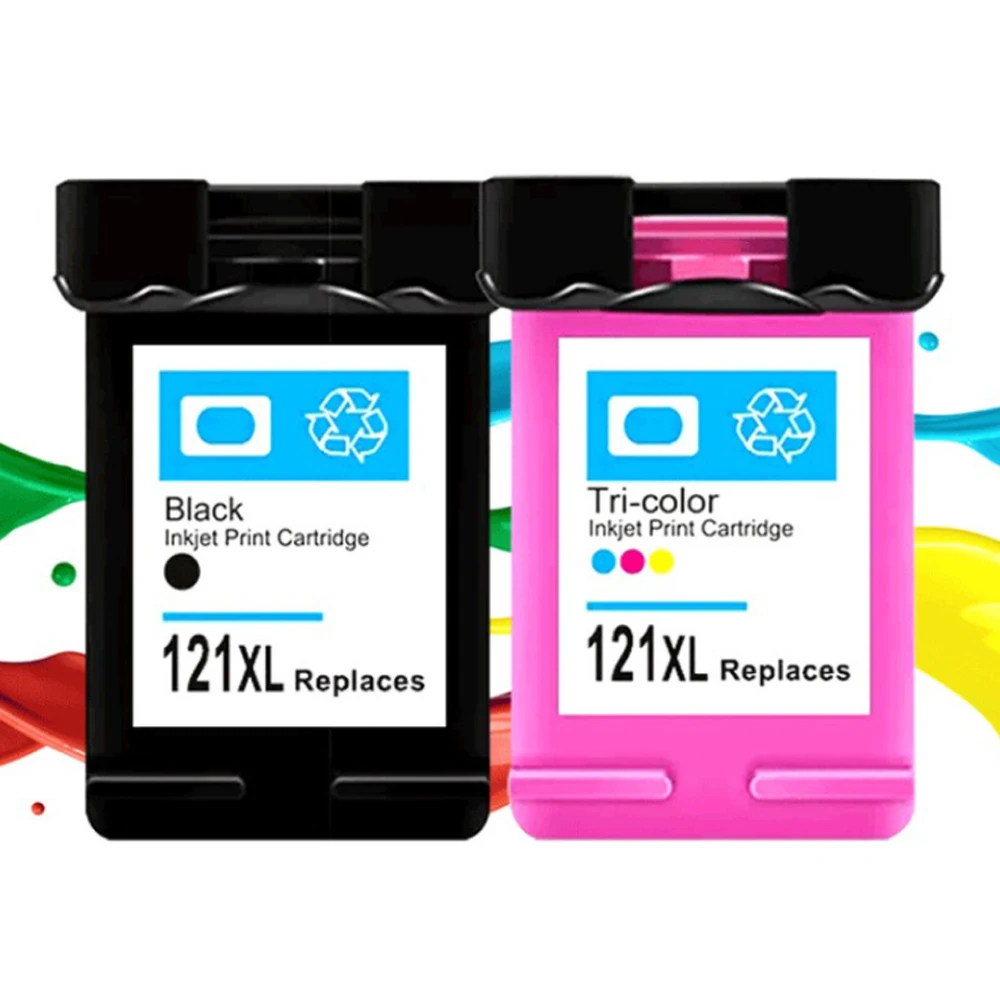 For-HP121XL-Ink-Cartridge-For-HP-Deskjet-D2563-F4283-F2423-F2483-F2493 ...