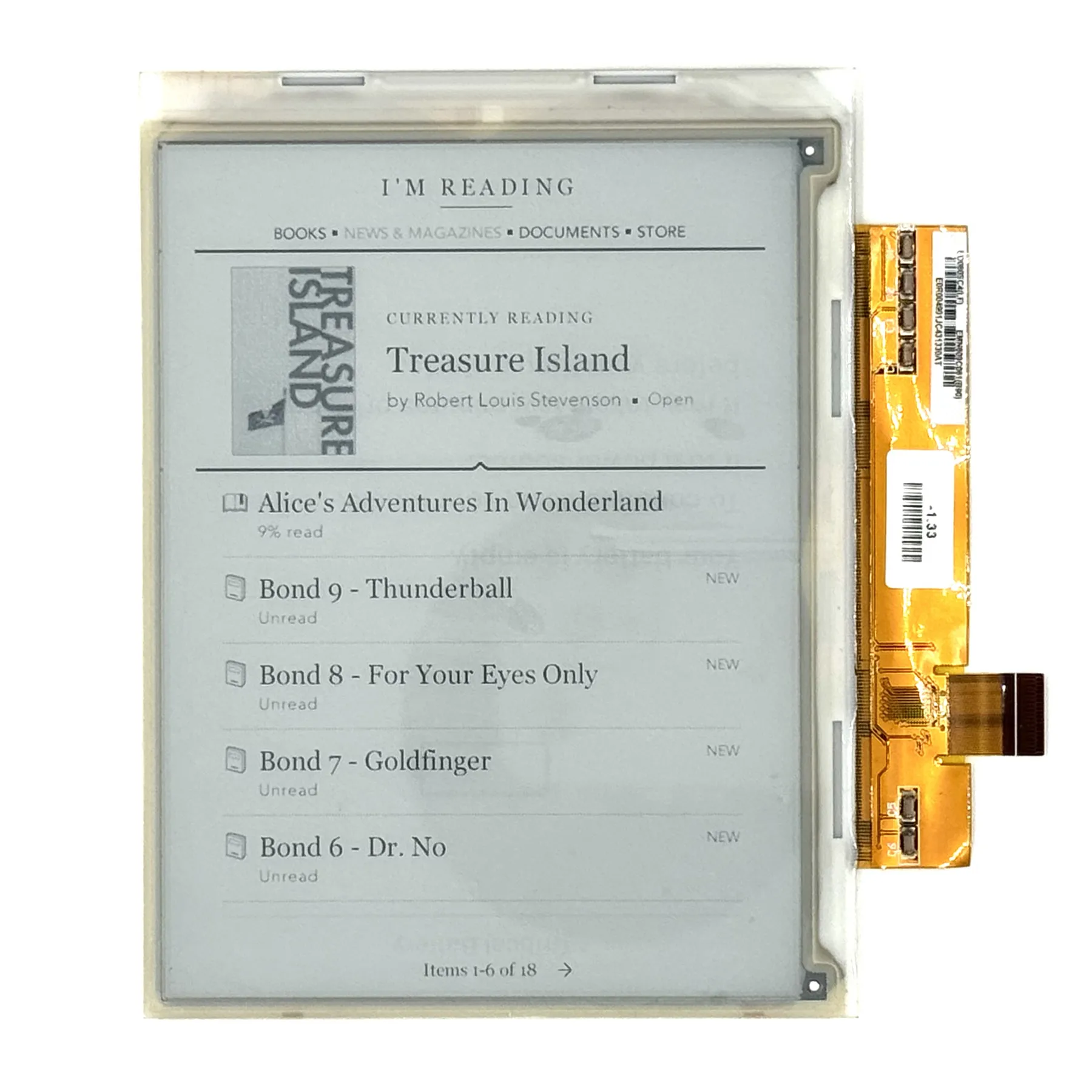ED060SC4-LF-6-e-ink-LCD-screen-for-Pocketbook-301-603-611-612-613-PRS ...