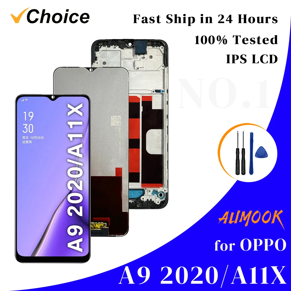 A11X Screen for OPPO A9 2020 LCD Display Digital Touch Screen Assembly ...