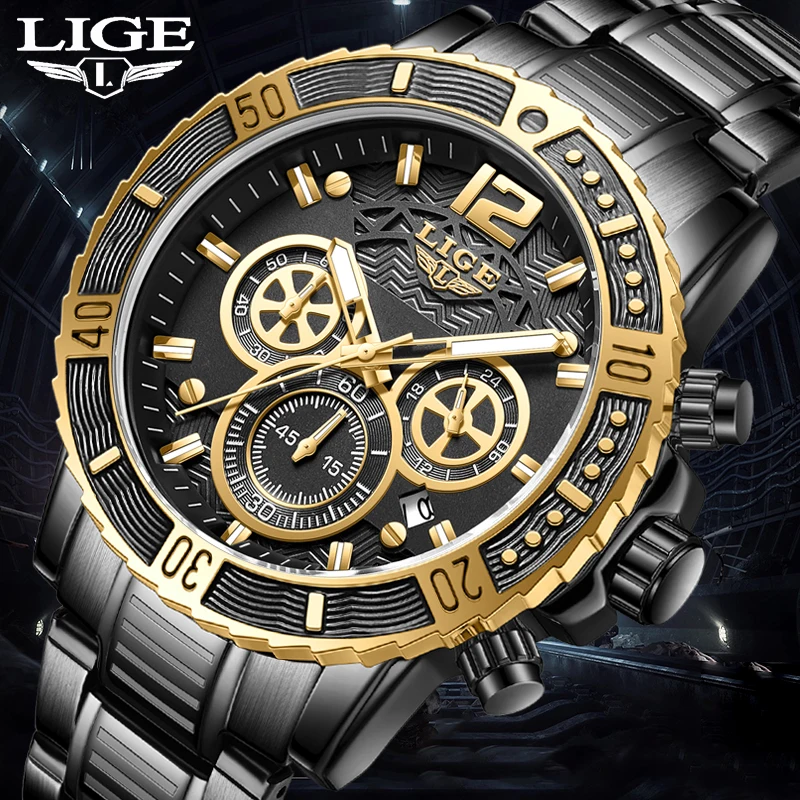 LIGE-New-Sport-Chronograph-Mens-Watches-Top-Brand-Luxury-Full-Steel ...