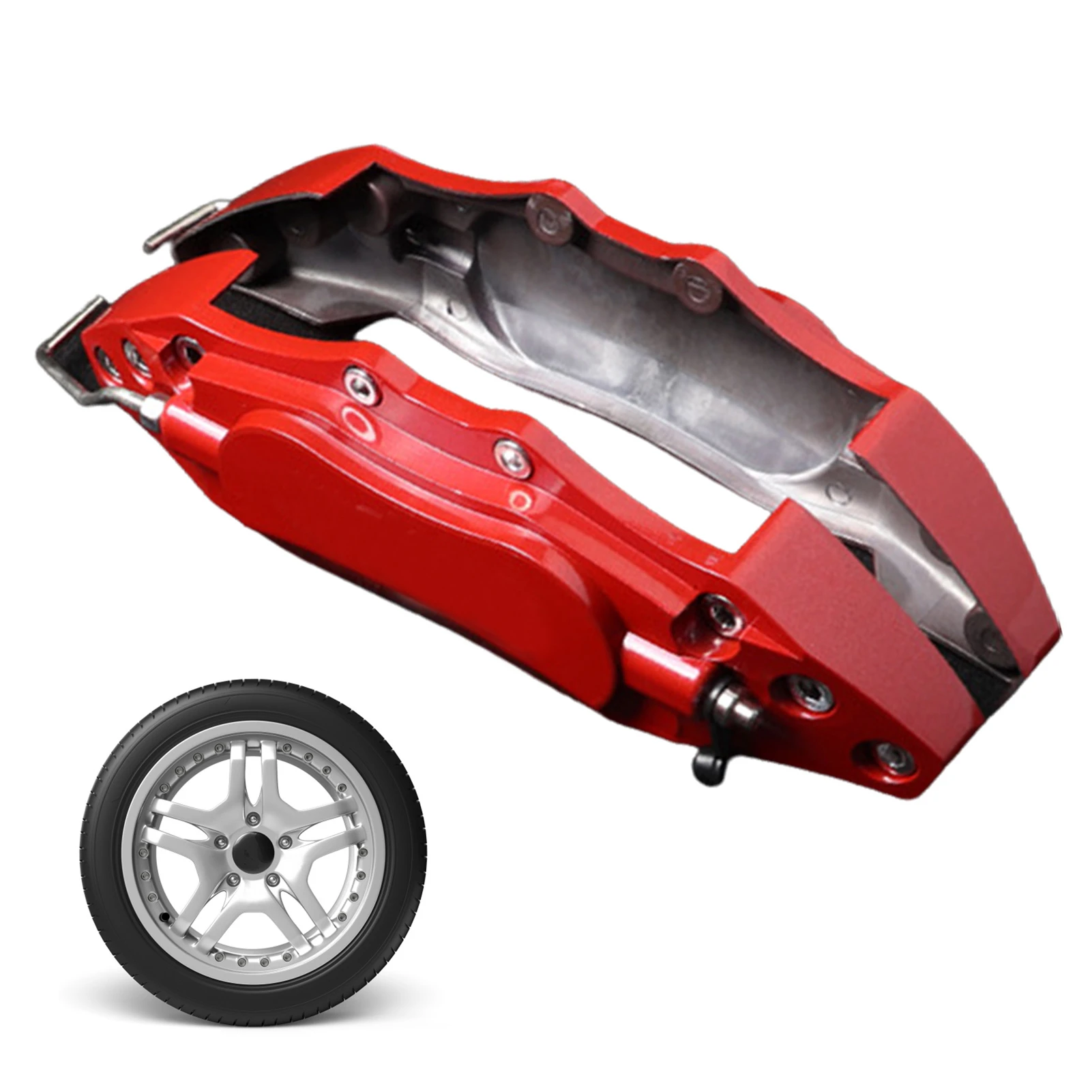 2pcs Universal Aluminum Brake Caliper Cover Kit Brake Disc Caliper ...