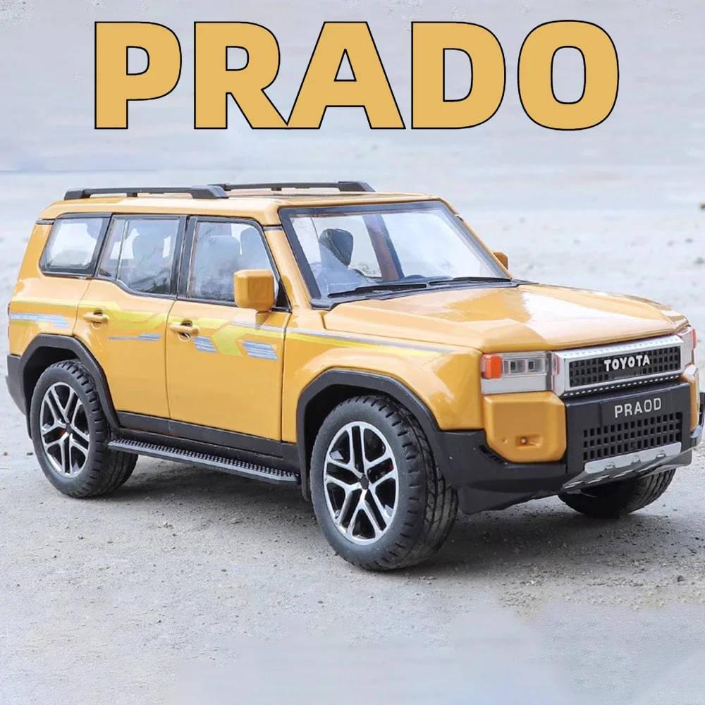 1:24 Prado LC250 FJ Cruiser Car Model Toy Alloy Diecast Sound&Light ...