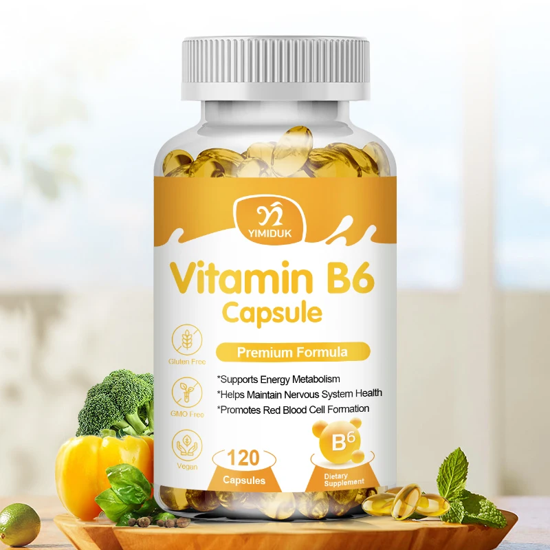 Vitamin-B6-Capsule-Cardiovascular-Nervous-System-Immune-Support-Health-Hair-Blackening-Healthy ...