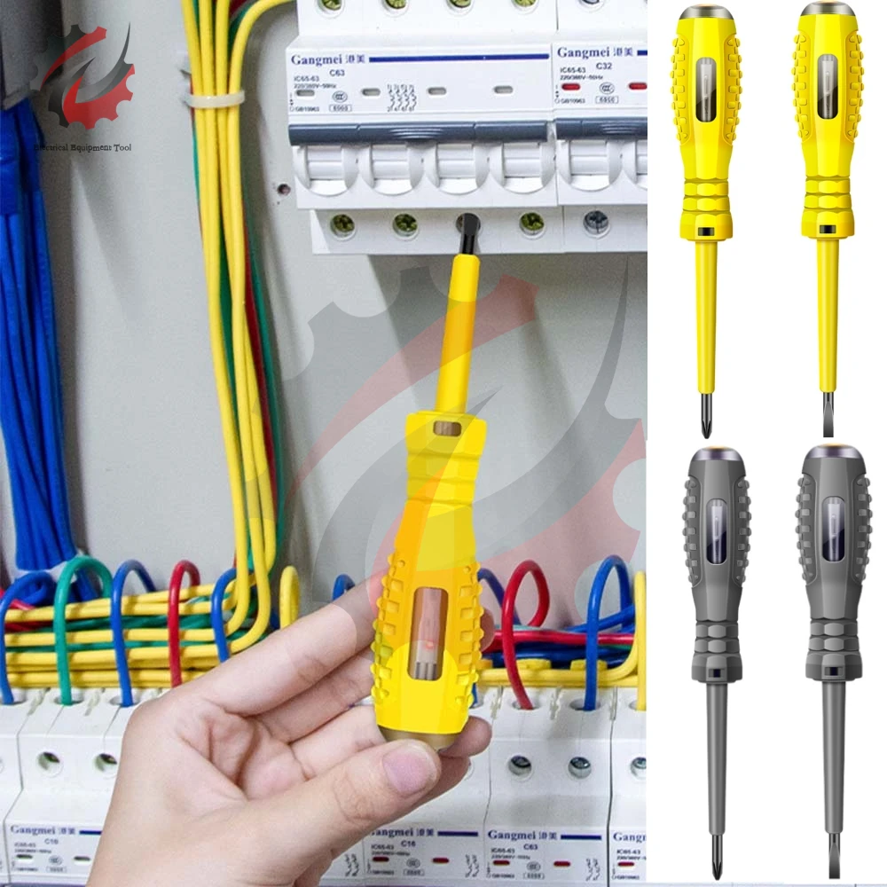 Electric Voltage Tester Pen Slotted/Phillips Screwdriver Non contact ...