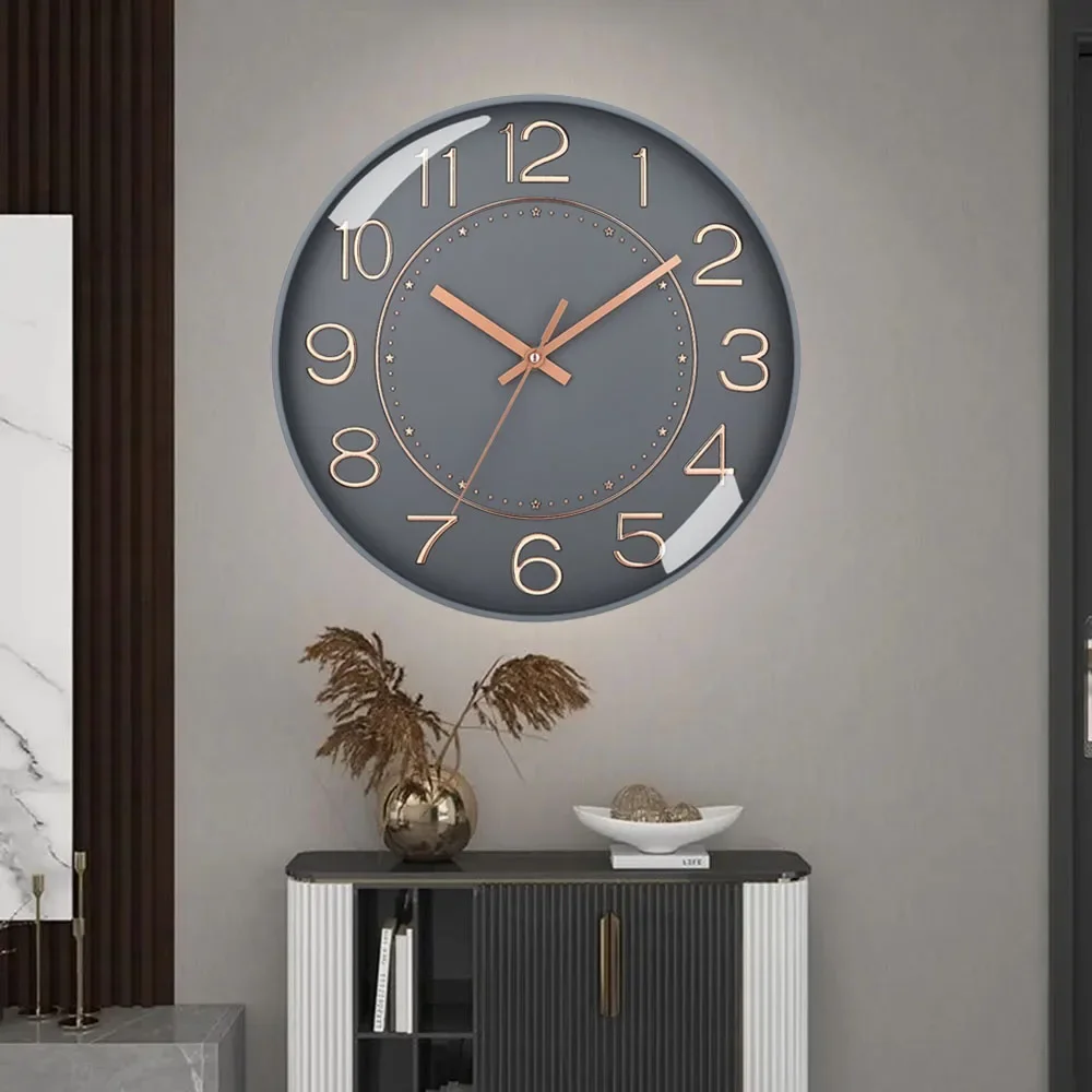 Modern-Simple-Decoration-Wall-Clock-Silent-Non-ticking-Wall-Clock-for ...