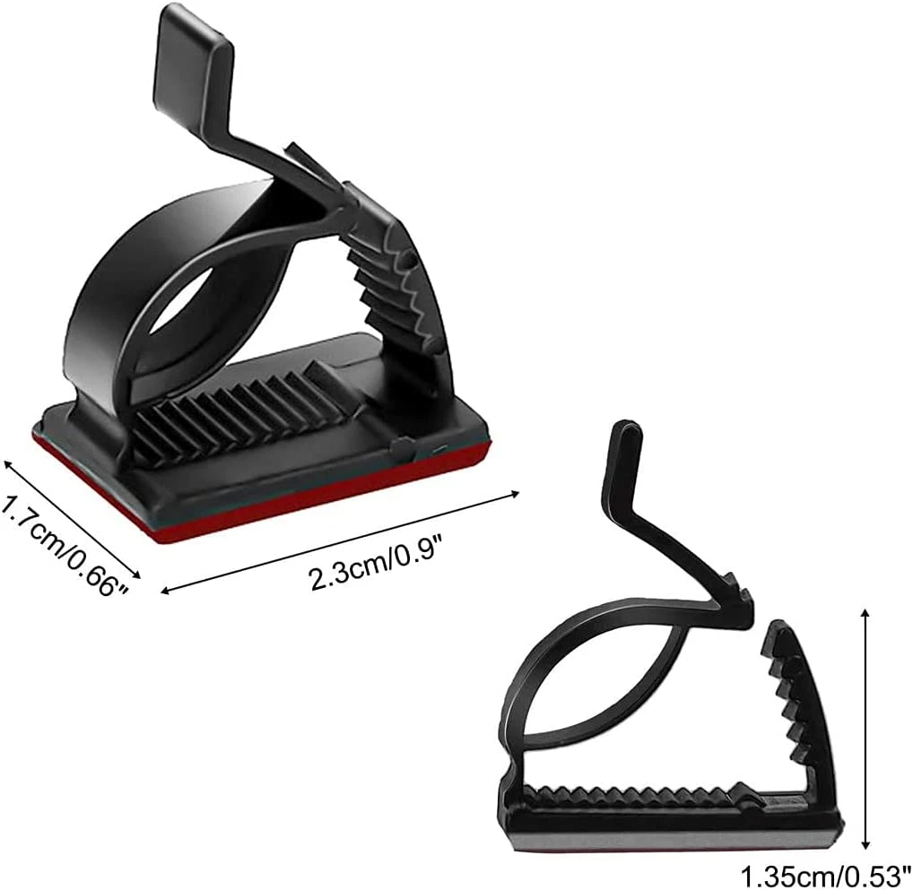 50PCSCable Clips adjustable cable management clip, adhesive cable ...