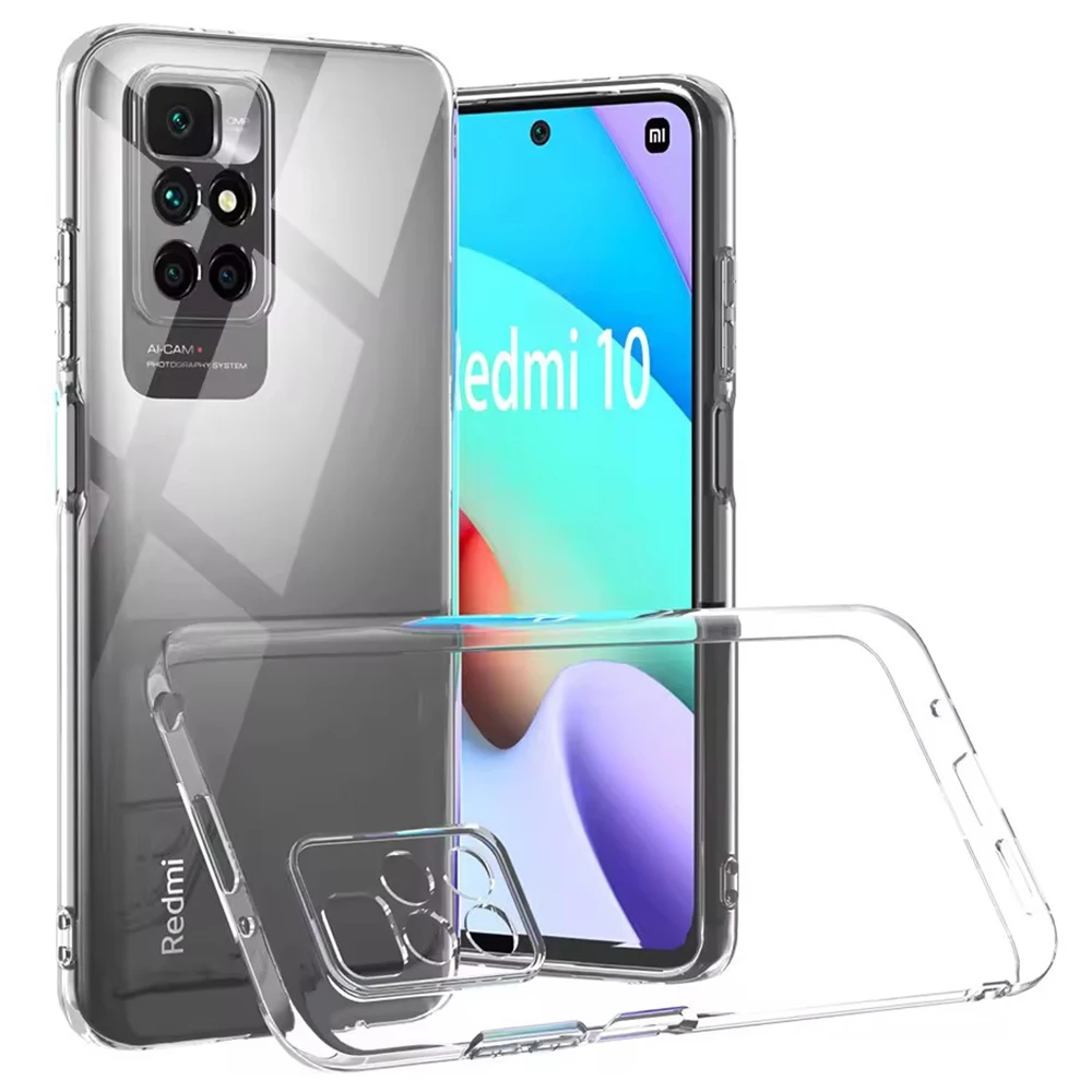 Transparent-Shockproof-Phone-Case-For-Xiaomi-Redmi-9-10-10x-12-13C-4G ...