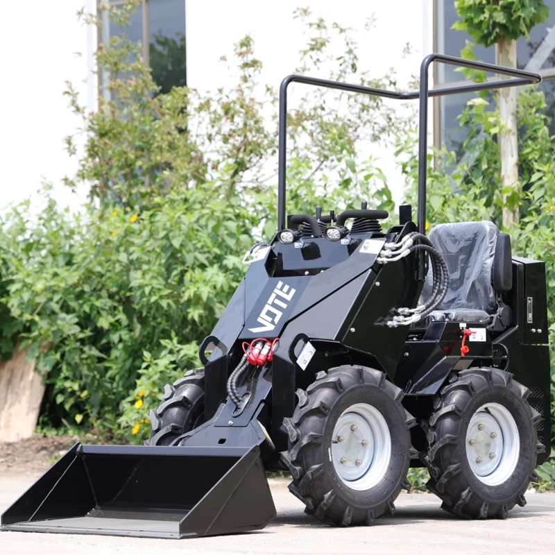 Compact-Skid-Steer-Loader-Portable-Small-Garden-Trucking-Mini-Wheel ...