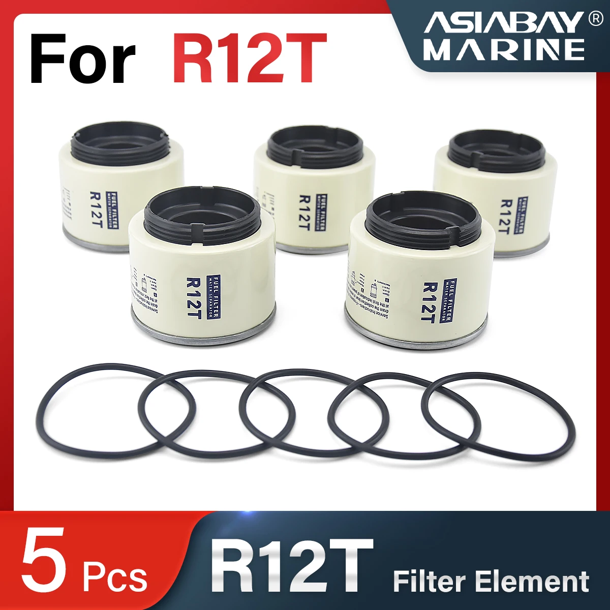 R12T-Fuel-Filter-Element-Water-Separator-For-Yamaha-Honda-Suzuki ...