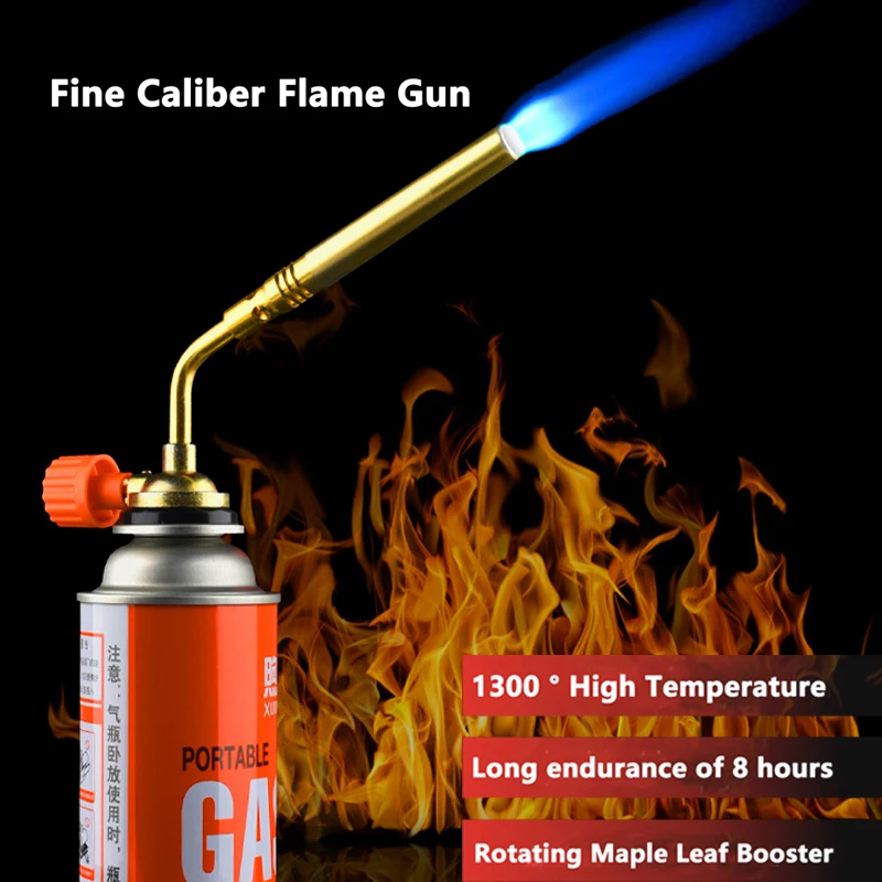 Welding-Torches-Gas-Burner-Flame-Gun-Portable-High-Temperature-Brass ...
