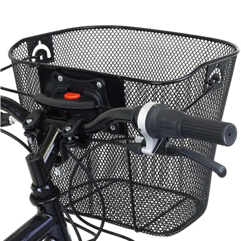 Front-Bicycle-Basket-Rust-Resistant-Electric-Bicycle-Basket-Quick ...