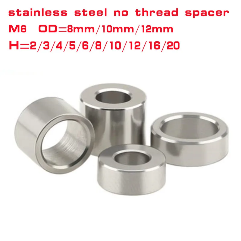 10pcs M6*2/3/4/5/6/8/10/12/16/20 stainless Steel Shaft Bushing Axle ...