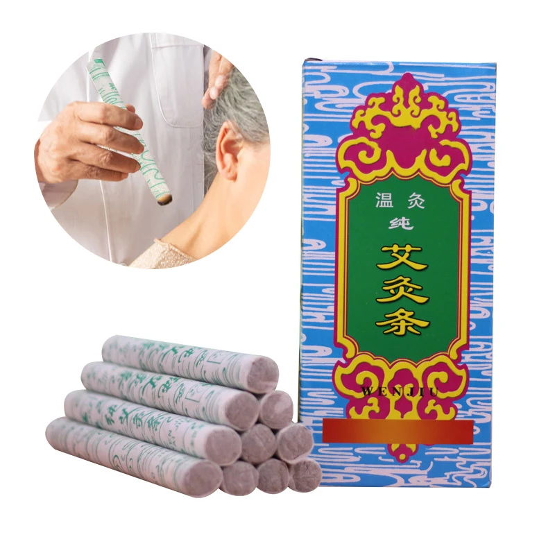 Rollo de palo de Moxa puro, rollos de Moxa, tratamiento de terapia curativa para la parte del ...