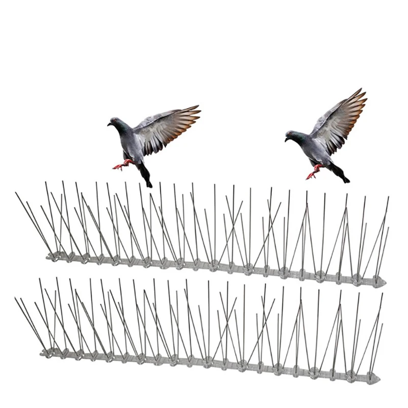 25cm-Stainless-Steel-Bird-Thorn-Garden-Orchard-Fence-Spikes-Catcher ...