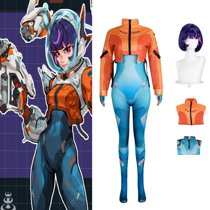 Game Overwatchh 2 Junoo Cosplay Costume Wig Suit Fullset Support Hero ...