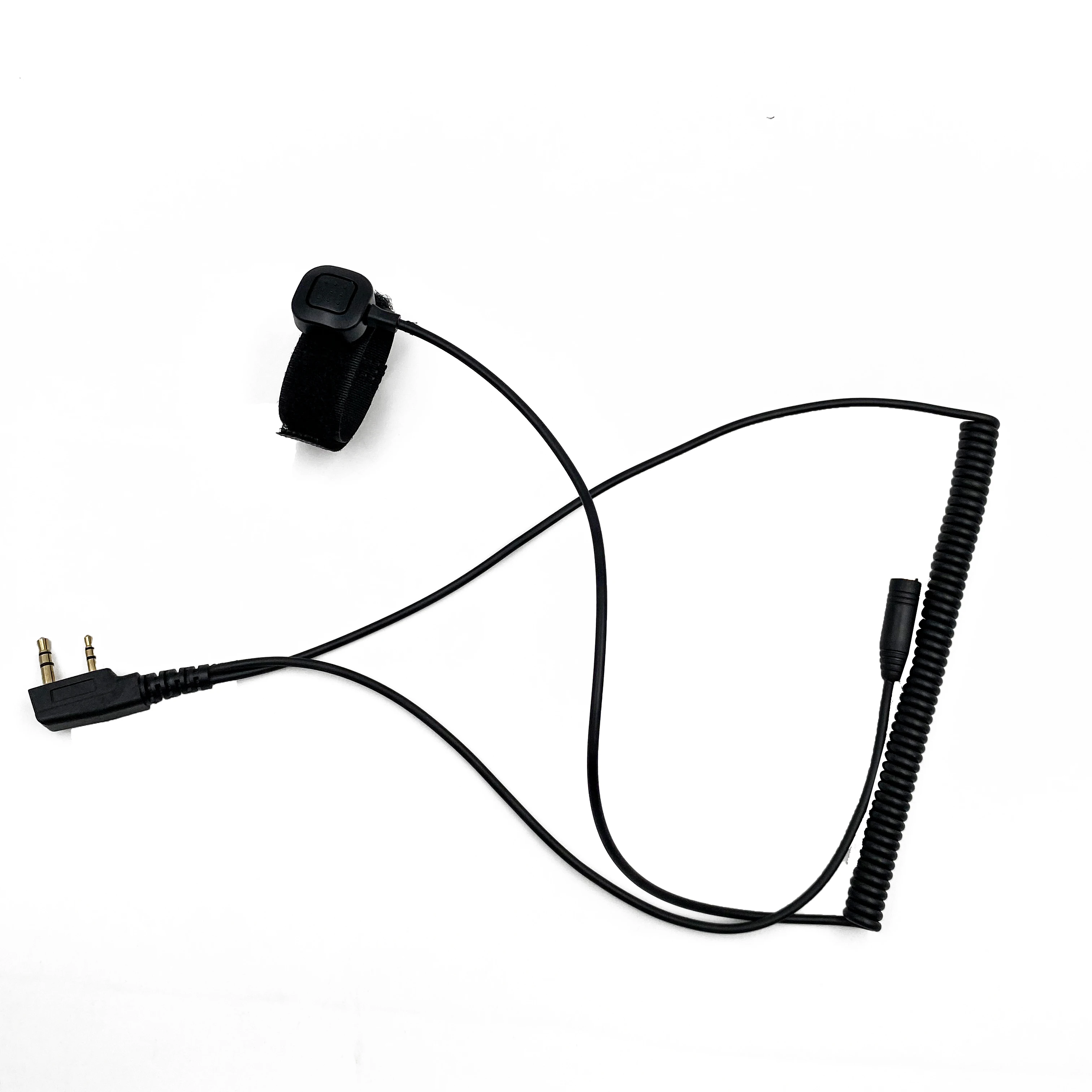 2 Pin K1 to 3.5MM Adapter with PTT-to-Talk ( with 2 Pin BaoFeng ...