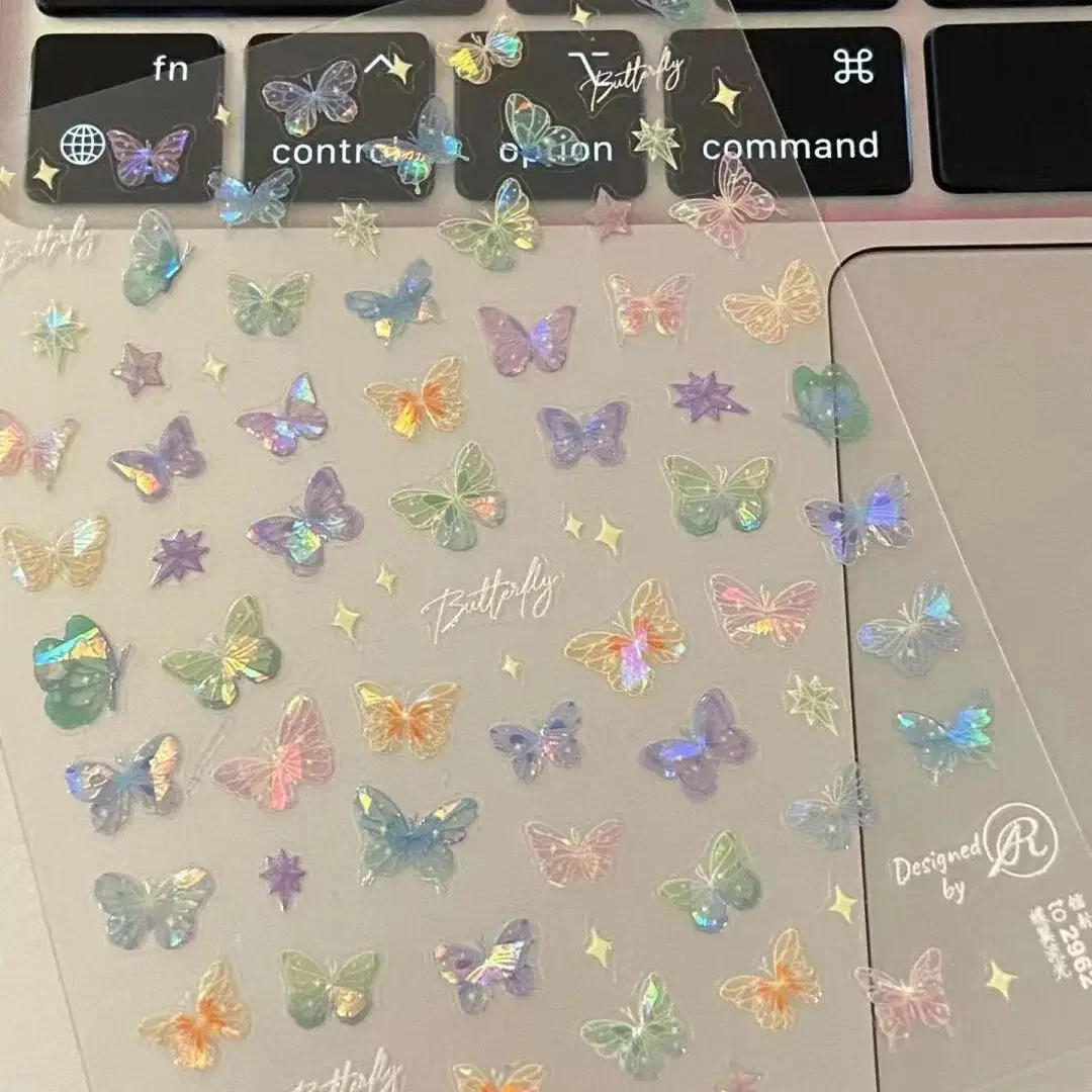 Butterfly-Wing-Streamer-Laser-Stickers-Advanced-Embossed-Nail-Art ...