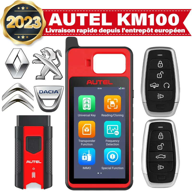 Autel – Générateur De Clé Intelligent Universel Maxiim Km100 ...