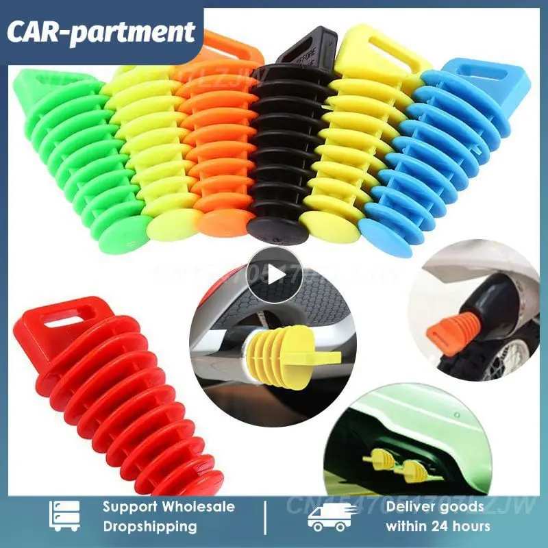 Motorcycle-Exhaust-Pipe-Muffler-plug-9-8cm-4-2cm-silicone-Motorcycle ...