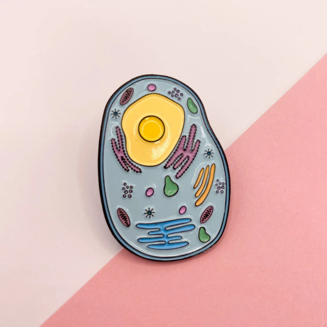 Harong Animal Cell Enamel Pin Exquisite Cute Biology Science Brooch ...