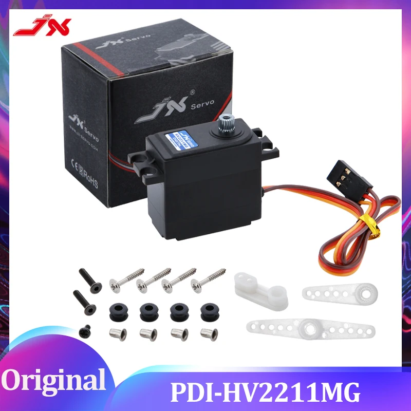 JX Servo PDI-HV2211MG Mini Metal Gear Digital Servo for RC Airplane ...