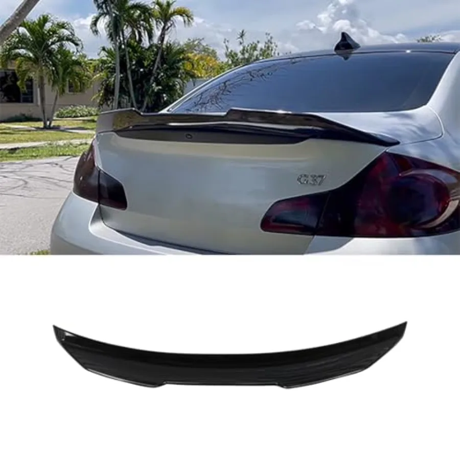 Rear Trunk Spoiler Wing Compatible for 20072015 Infiniti G25 G37 Q40 ...