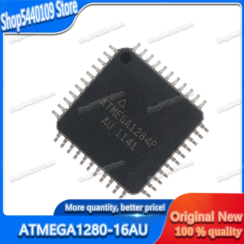 5pcs 10pcs Atmega1284p-au Tqfp-44 Atmega1284p Tqfp44 1284p-au 1284p 1284 8-bit Microcontroller ...