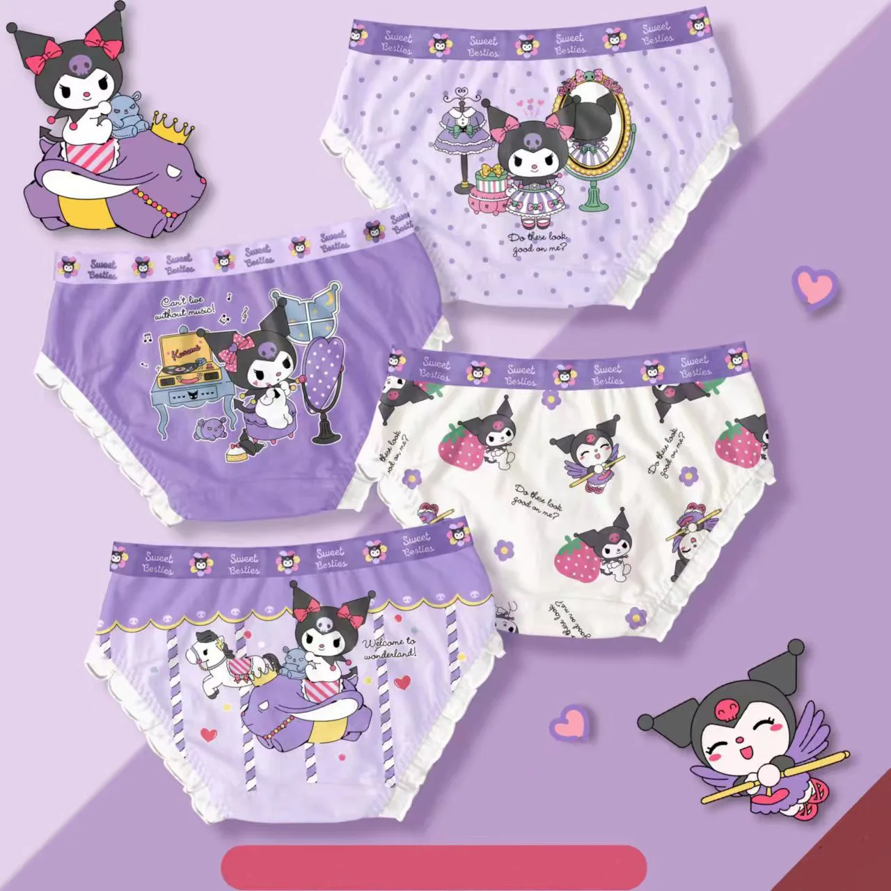 Calzoncillos-Kawaii-Sanrio-para-ni-os-ropa-interior-de-dibujos-animados ...