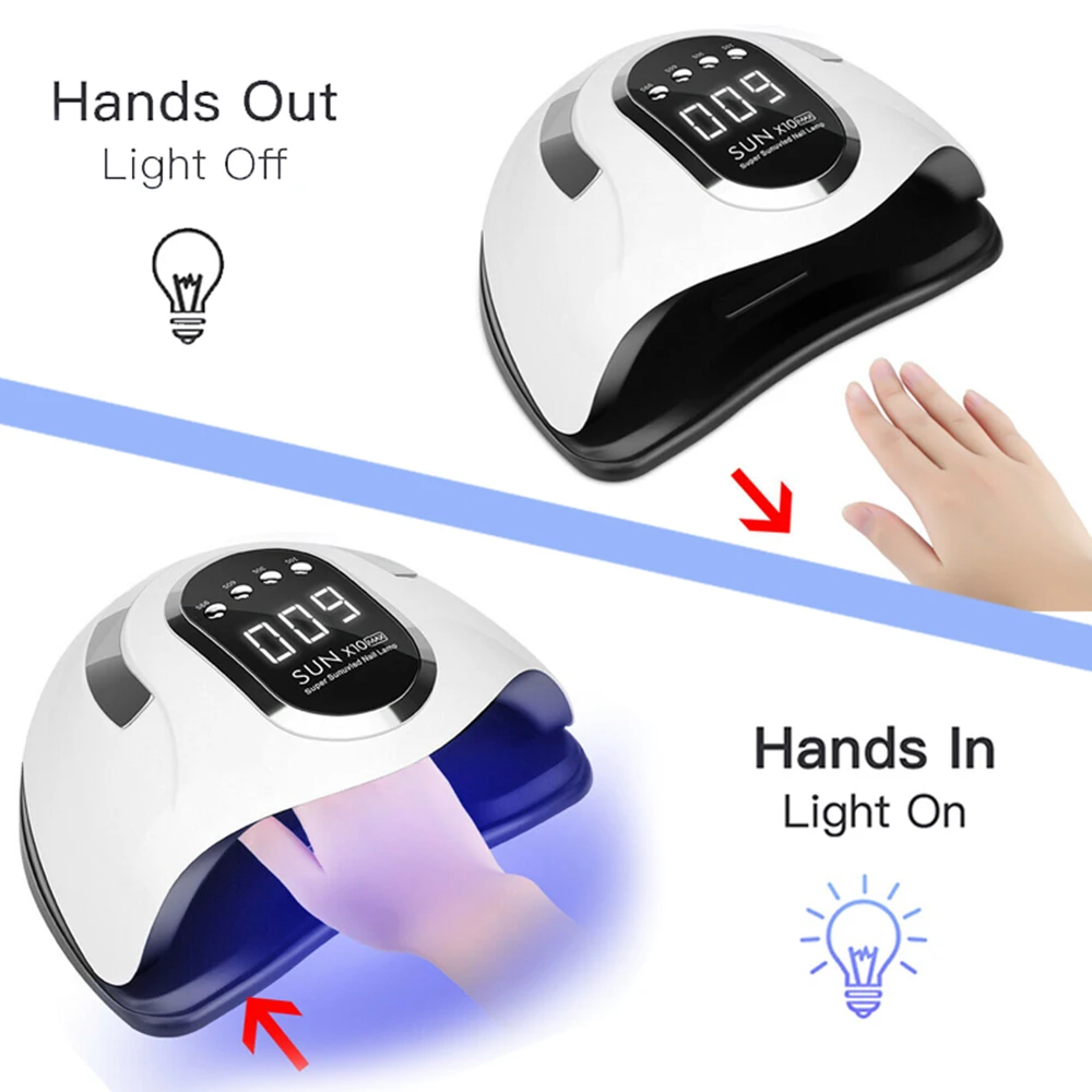 Lampe UV à 36LED pour le séchage du vernis à ongles,avec capteur intelligent,équipement de Salon ...